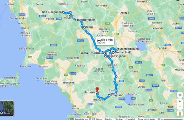 Qué ver en la Toscana en 5 días. Itinerario de viaje. - Blog de Gourmety